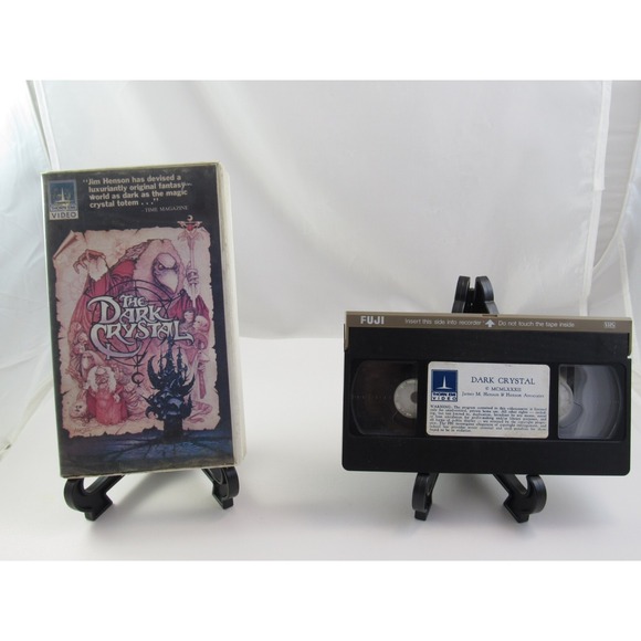 Media | The Dark Crystal Vhs 1982 Clamshell Jim Henson Kathryn Mullen ...